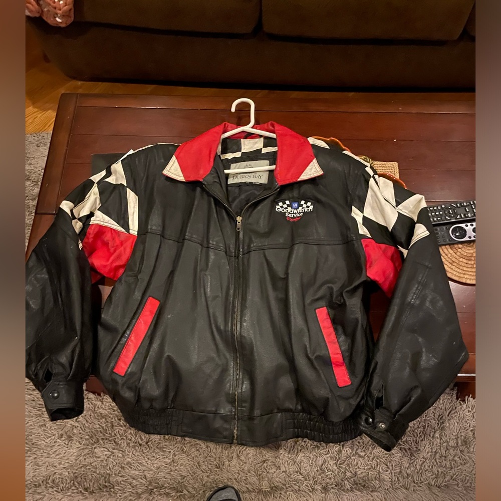 Gm Good-Wrench Service Racing Leather Jacket Vintage - Gem